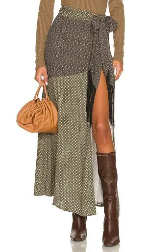 House Of Harlow 1960 X Giorgia Skirt - Geo Multi