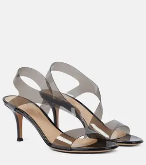 GIANVITO ROSSI Metropolis 70 Slingback Sandals - Black