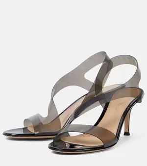 GIANVITO ROSSI Metropolis 70 Slingback Sandals - Black