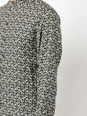 Dundas Monogram Button-up Shirt