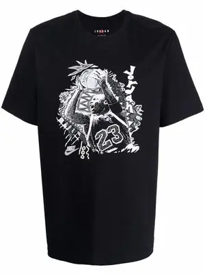 JORDAN Vintage Mj Print T-shirt - Black