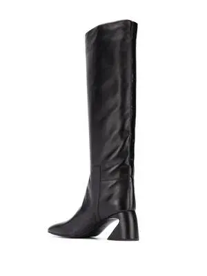 JIL SANDER Sculpted Heel Thigh-high Boots