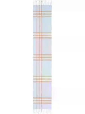 Burberry The Classic Check Cashmere Scarf - Blue