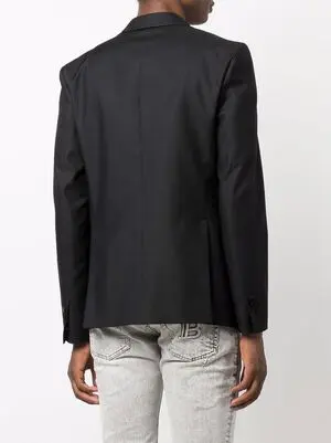 Dsquared2 Contrast-trim Single-breasted Blazer