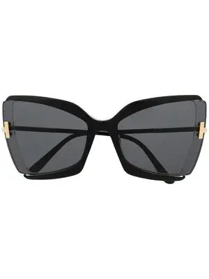 TOM FORD Oversized Butterfly-frame Sunglasses - Black