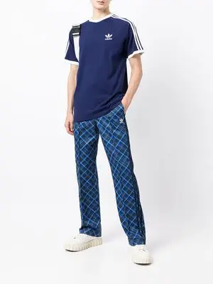 Adidas Embroidered-logo T-shirt - Blue