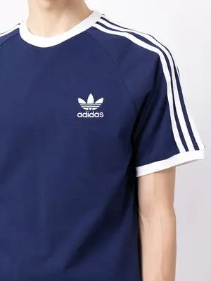 Adidas Embroidered-logo T-shirt - Blue