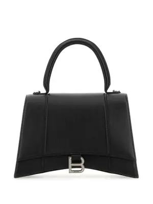 Balenciaga Medium Hourglass Shoulder Bag - Black