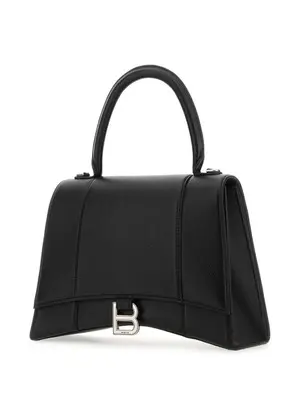 Balenciaga Medium Hourglass Shoulder Bag - Black