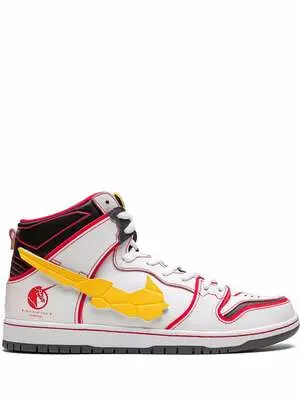Nike X Gundam Sb Dunk High Pro Qs Rx-0 Sneakers - White