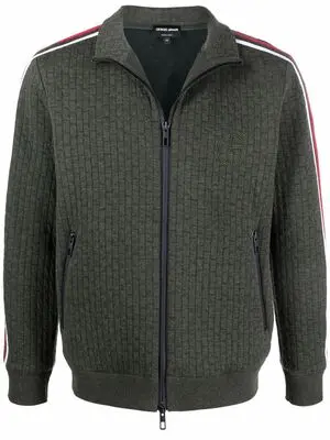 Giorgio Armani Zip Up Knitwear For Men