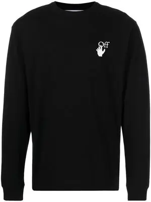 Off-white Long Sleeve T-shirts For Men
