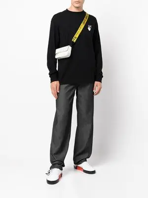 Off-White Logo-print Long-sleeve Top