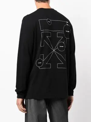Off-White Logo-print Long-sleeve Top