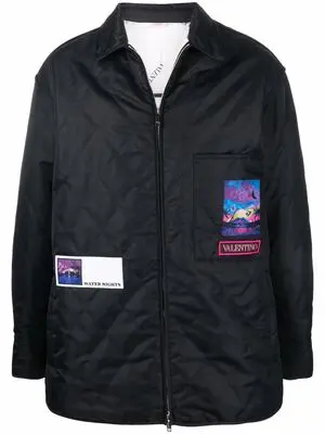 Valentino Garavani Quilted Shirt Jacket