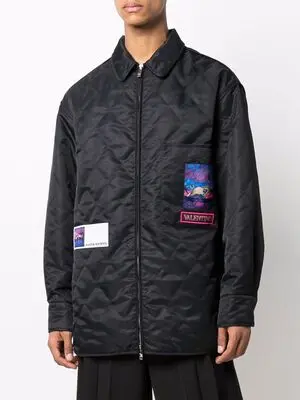 Valentino Garavani Quilted Shirt Jacket