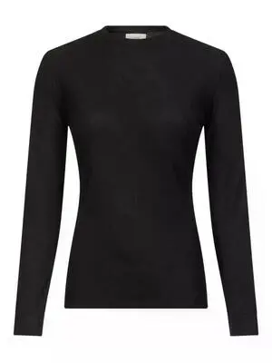 Loulou De Saison Ortigia Round-neck Jumper - Black