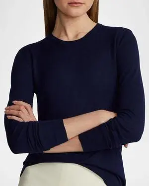 Ralph Lauren Cashmere Crewneck Sweater - Blue