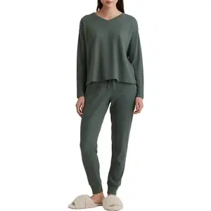 PAPINELLE Super Soft Thermal Knit Pajamas Moss