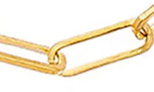 Sethi Couture 14k Gold Paper Clip Chain Necklace