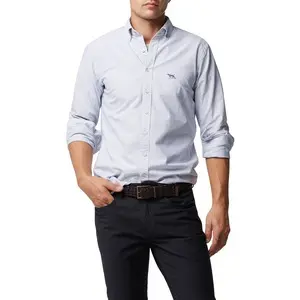 Rodd & Gunn Oxford Lakeside Stripe Sports Fit Shirt Royal