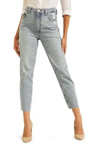 Guess Raw Edge Hem Bottoms For Women