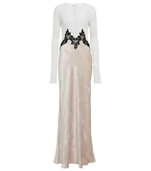 Gabriela Hearst Abbey Silk And Cotton Maxi Dress In White - 50% Off |  Editorialist
