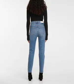 RE/DONE 90s Ultra High-rise Skinny Jeans - Blue