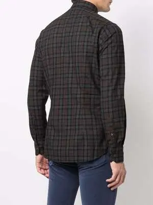 XACUS Tartan-print Wool Shirt