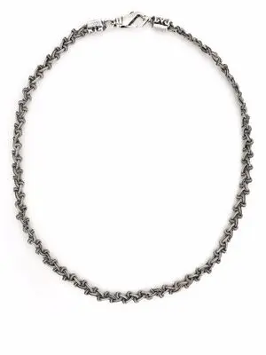 Emanuele Bicocchi Braided Knot Necklace - Silver