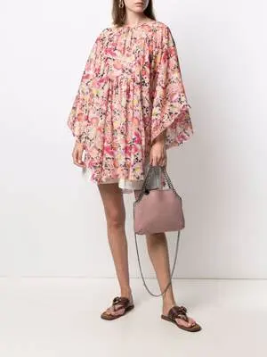 Stella McCartney Floral-print Organic-cotton Kaftan