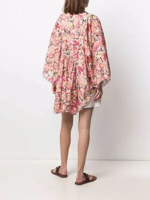 Stella McCartney Floral-print Organic-cotton Kaftan