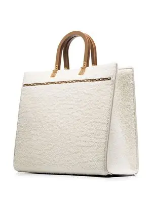 Fendi Shearling Sunshine Tote Bag