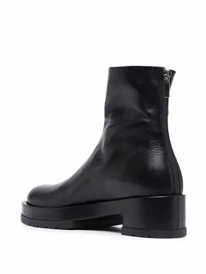 SAPIO Chunky Leather Ankle Boots