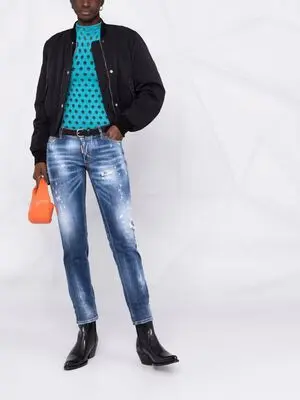 Dsquared2 Distressed Slim-fit Jeans