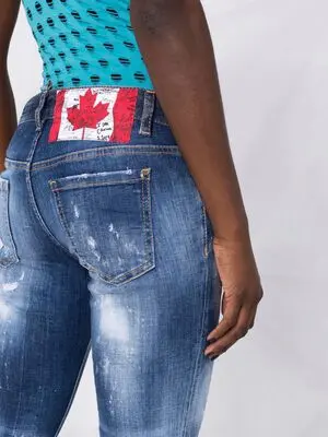 Dsquared2 Distressed Slim-fit Jeans