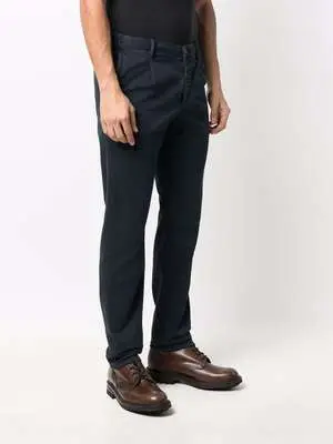 Incotex Slim-cut Chino Trousers - Blue
