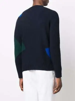 DRUMOHR Colour-block Round Neck Jumper
