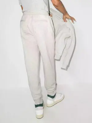 Brunello Cucinelli Drawstring-waist Tapered Track Pants - White