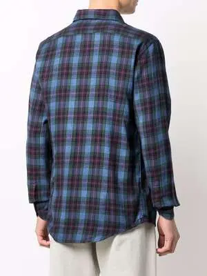 DEPERLU Tartan-print Cotton Shirt