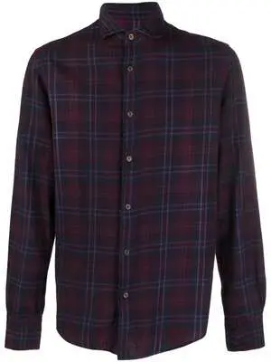 DEPERLU Tartan-print Cotton Shirt