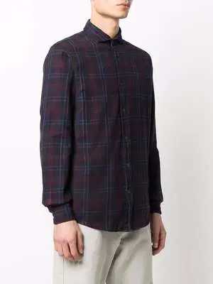 DEPERLU Tartan-print Cotton Shirt