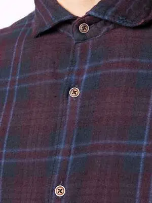 DEPERLU Tartan-print Cotton Shirt