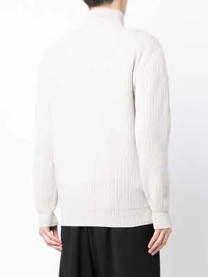 Giorgio Armani Zip-front Funnel Neck Jumper