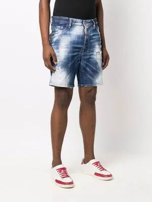 Dsquared2 Distressed-effect Denim Shorts