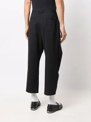 Balmain Draped Cropped Trousers