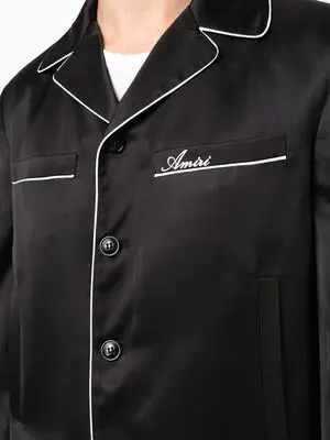 Amiri Logo-print Pyjama-shirt Jacket