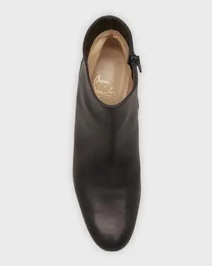 CHRISTIAN LOUBOUTIN 55mm Turela Leather Booties - Black