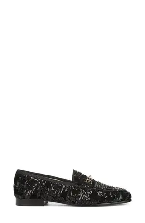Sam Edelman Loraine Bit Loafer - Black Sequins