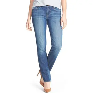 Lucky Brand Sweet Straight Leg Jeans - Tanzanite